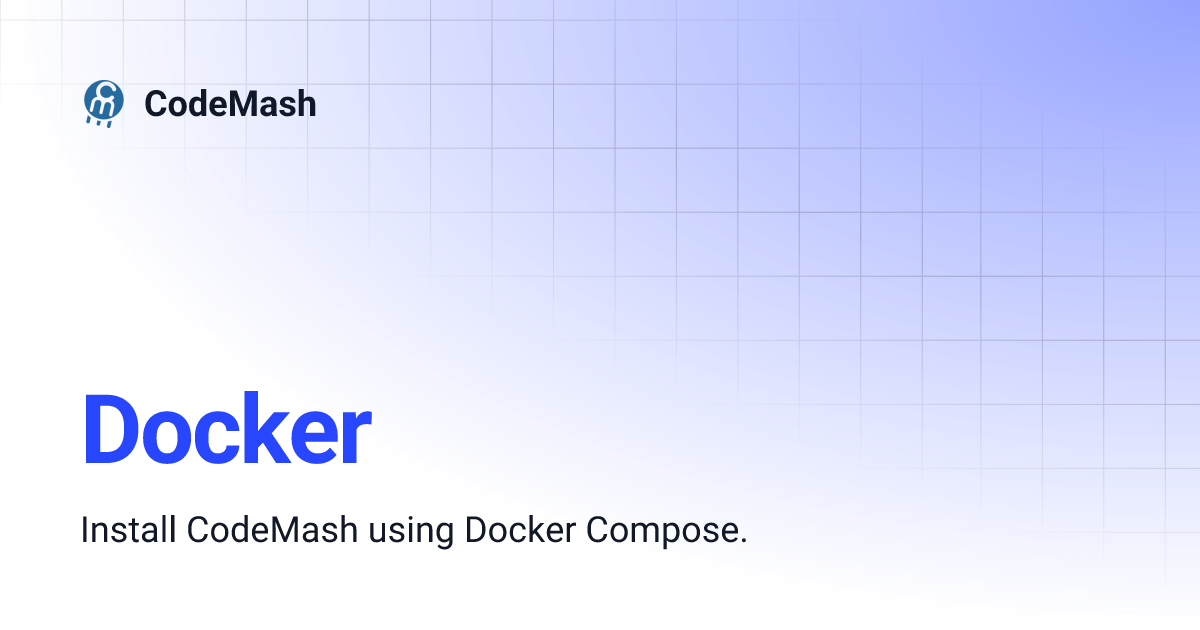 Docker | CodeMash